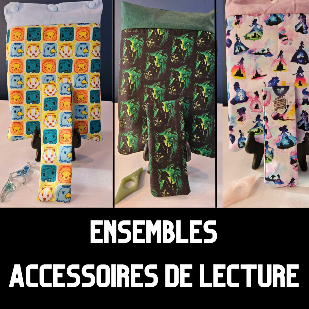 Coffret Accessoires de lecture | Couvre-livre | Éditions Lux&Nox